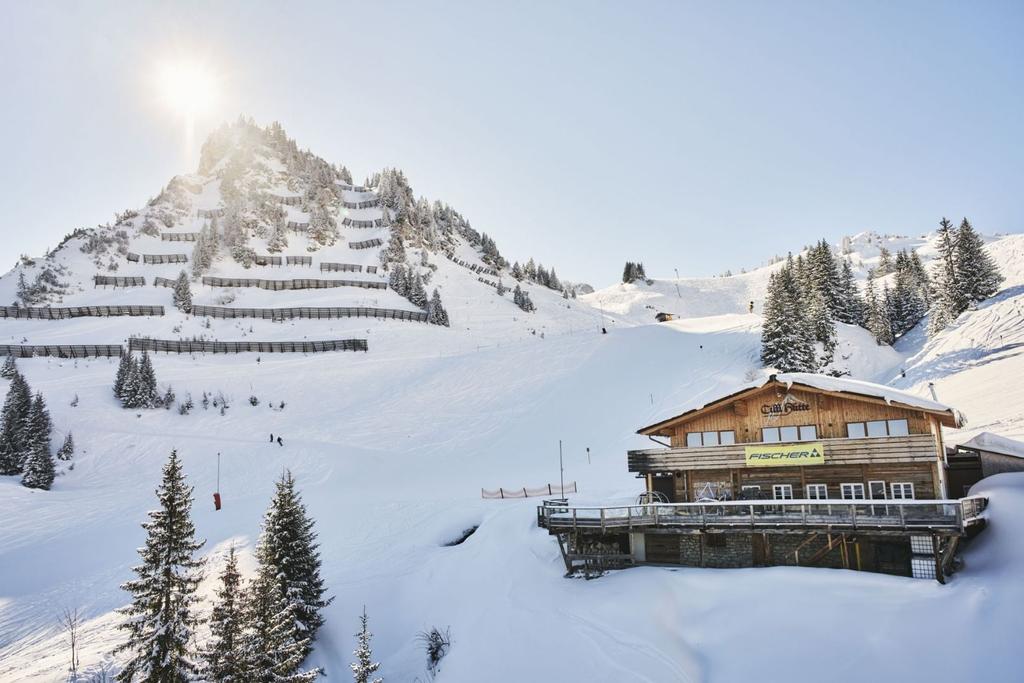 Skitourenabend auf der Cilli Hütte