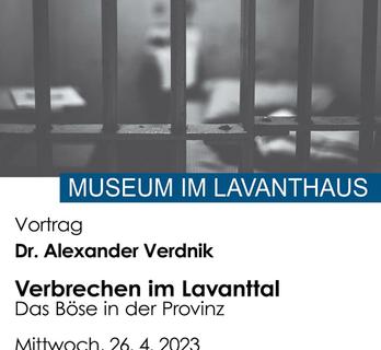 Vortrag Dr. Alexander Verdnik-Verbrechen im Lavanttal